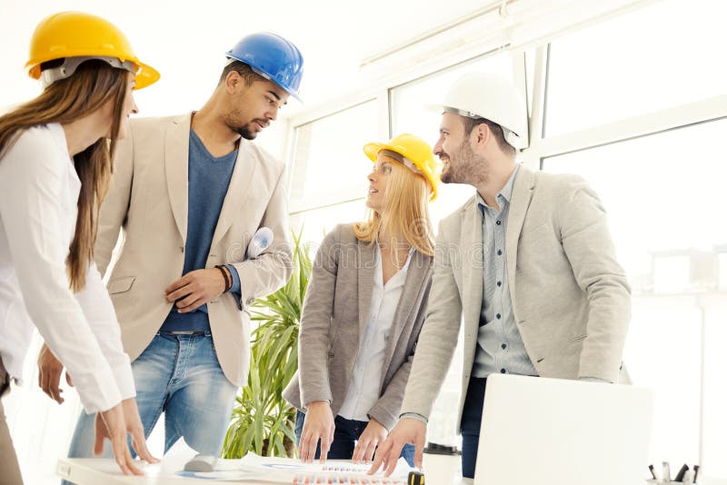 Teamwork stock photo. Image of manual, architect, place - 76569818