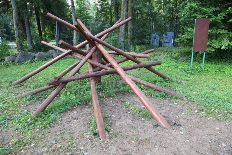 Construction for Team Building Activities Stock Image - Image of active ...