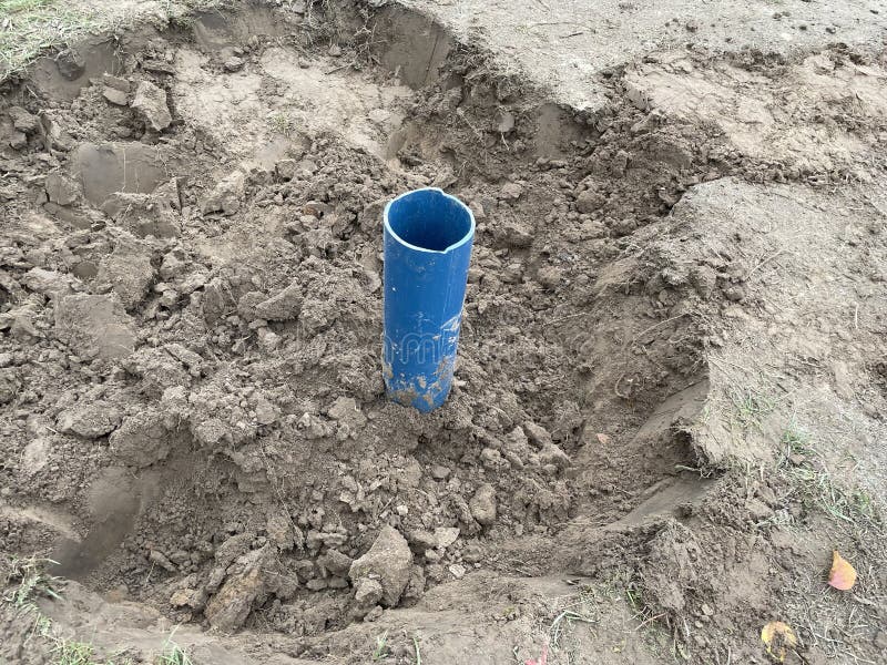 Construction Team Digging a Fresh Water Well Stock Image - Image of ...