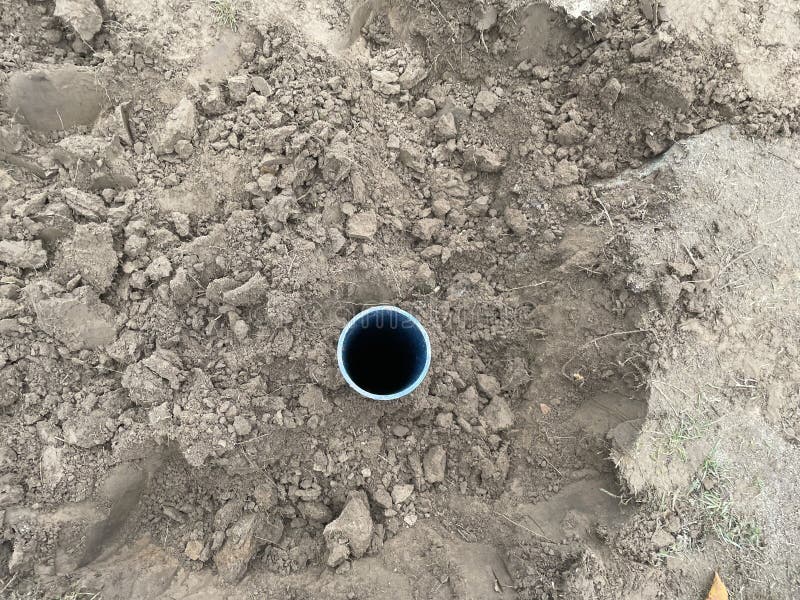 Construction Team Digging a Fresh Water Well Stock Image - Image of ...