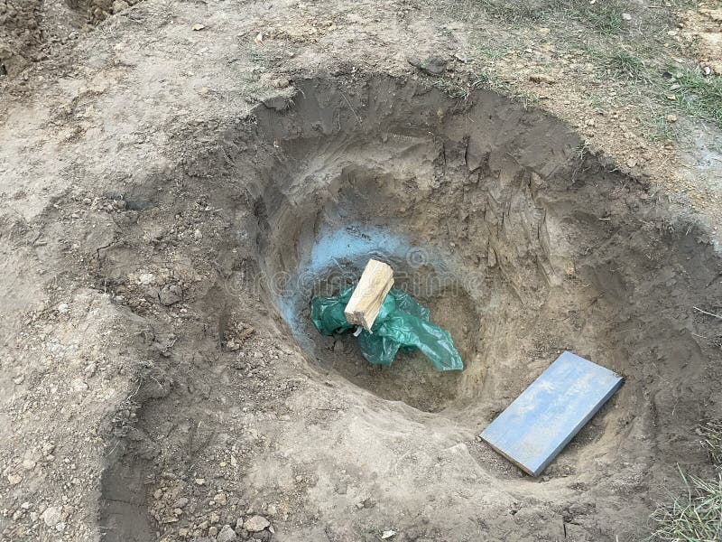 Construction Team Digging a Fresh Water Well Stock Image - Image of ...