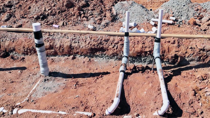 Construction Team Installs New Drainage System in Residential Area ...