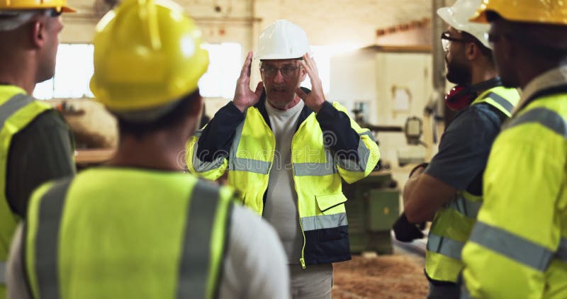 Construction Team, Building Site and Tablet for Planning Collaboration ...