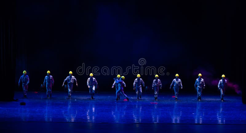 Construction Team-Workers` Collective Editorial Stock Photo - Image of ...