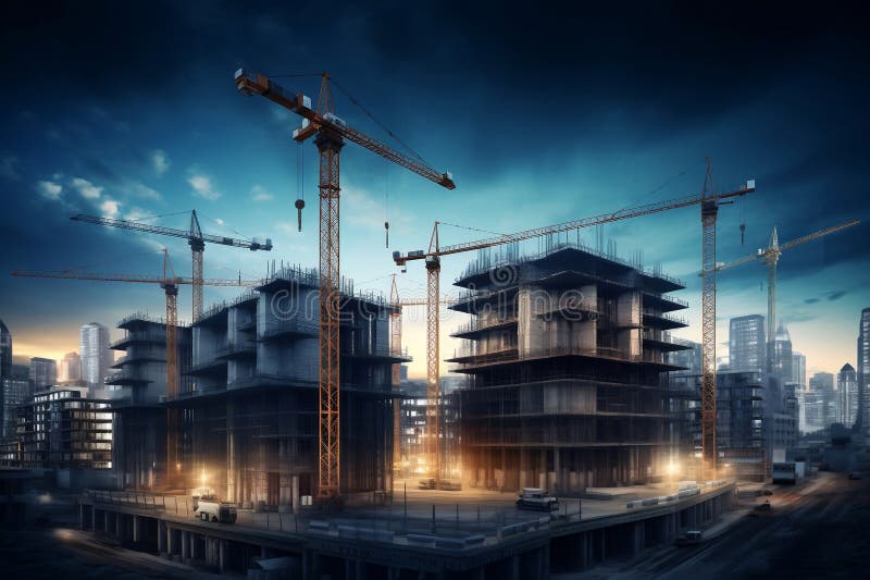 Construction Technologies Innovative Solutions Stock Illustrations – 3 ...