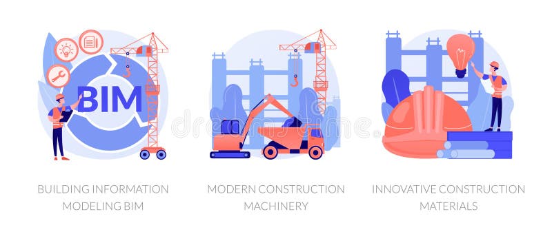 Construction Technology Innovation Abstract Concept Vector ...