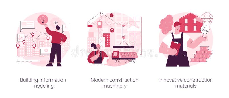 Construction Technology Innovation Abstract Concept Vector ...