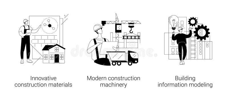 Construction Technology Innovation Abstract Concept Vector ...