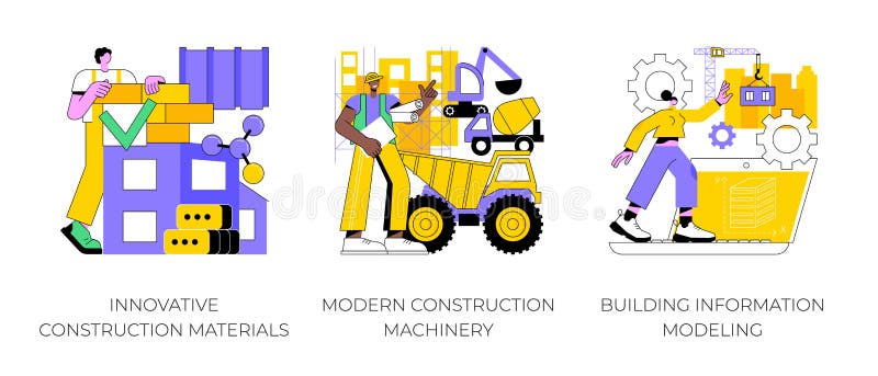Construction Technology Innovation Abstract Concept Vector ...