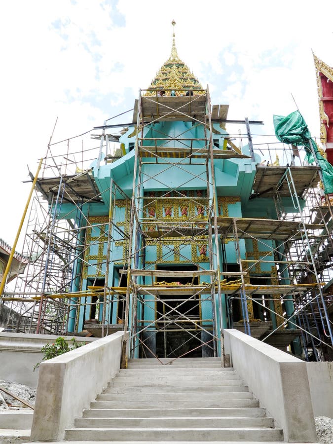 Construction temple stock photo. Image of developed, informed - 57537134
