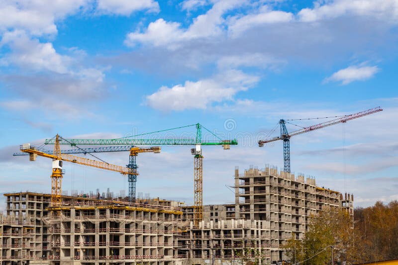 Construction of the Third Stage of a New Residential Complex in the ...