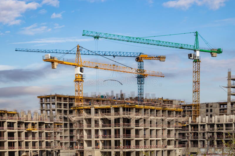 Construction of the Third Stage of a New Residential Complex in the ...