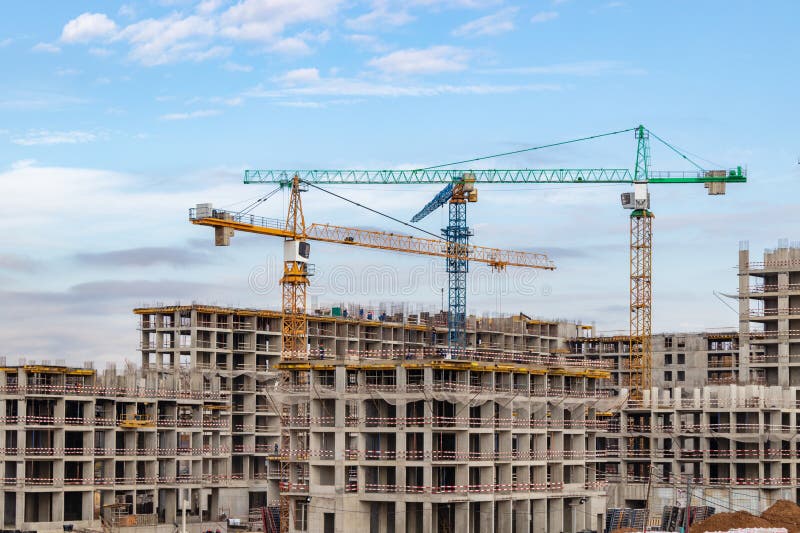 Construction of the Third Stage of a New Residential Complex in the ...