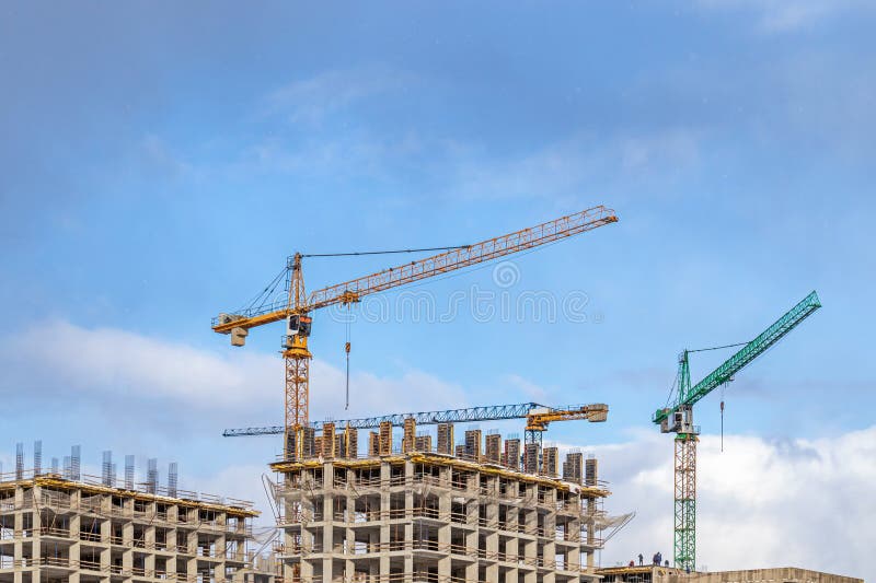 Construction of the Third Stage of a New Residential Complex in the ...