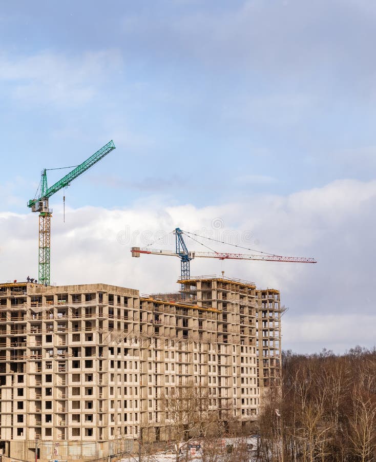 Construction of the Third Stage of a New Residential Complex in the ...