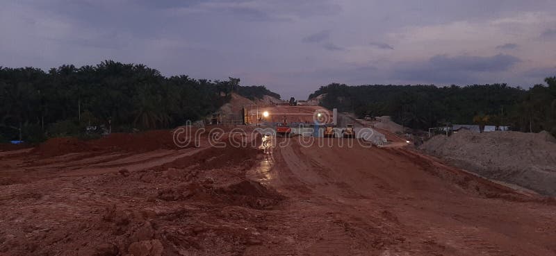 Construction Toll Road Development Stock Photo - Image of construction, road: 285090722