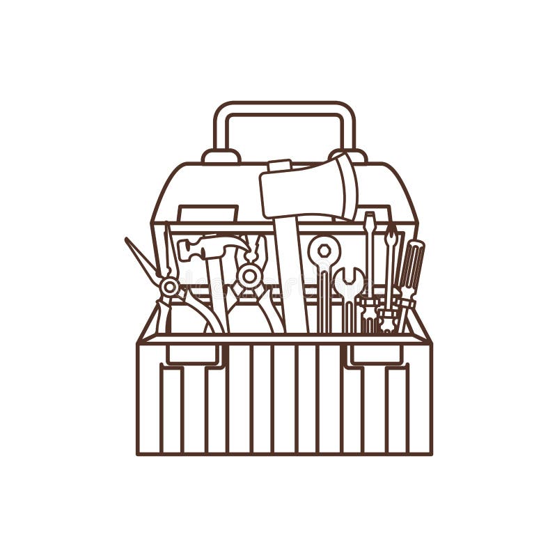 Tool Box Drawing Stock Illustrations – 2,116 Tool Box Drawing Stock ...
