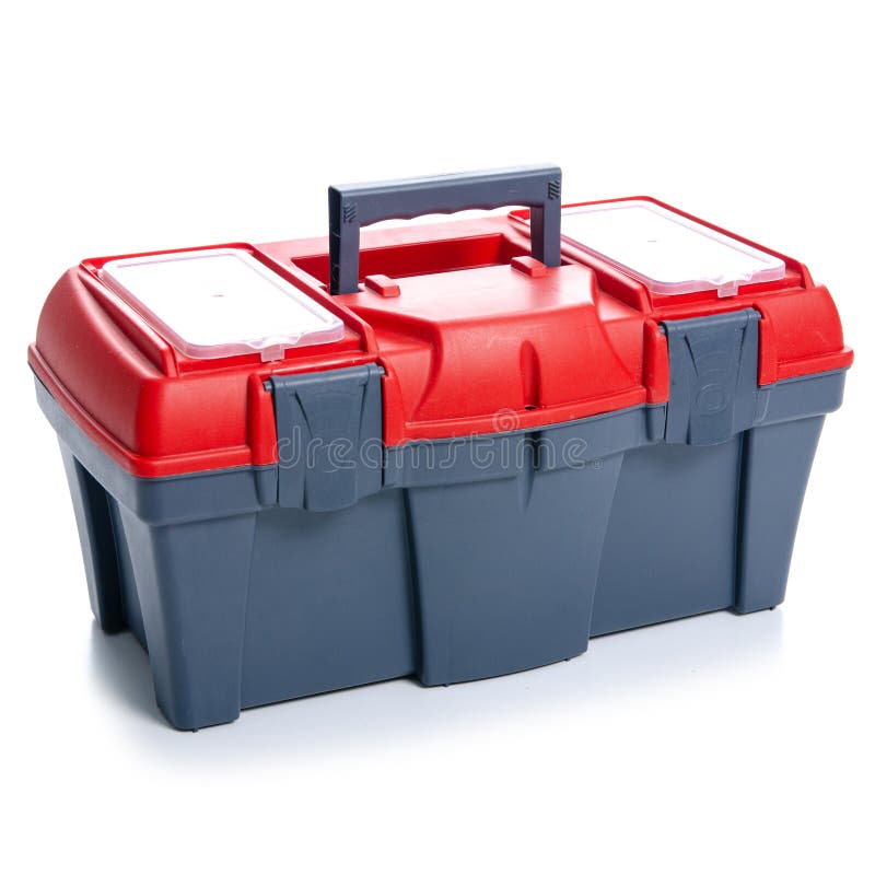 Construction tool box stock photo. Image of improvement - 177231834