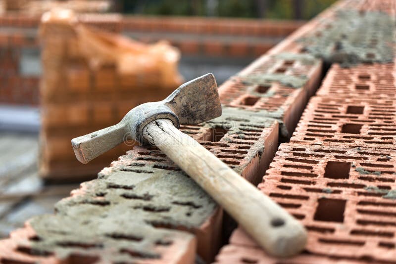 Construction Tool for Laying Bricks and Blocks. Bricklayer S Tools ...