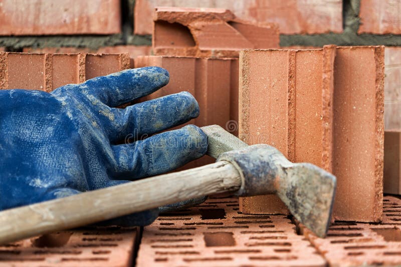 Construction Tool for Laying Bricks and Blocks. Bricklayer S Tools ...