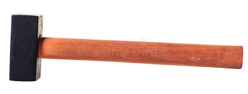 Construction Tool, New Hammer in Male Hand Stock Photo - Image of ...