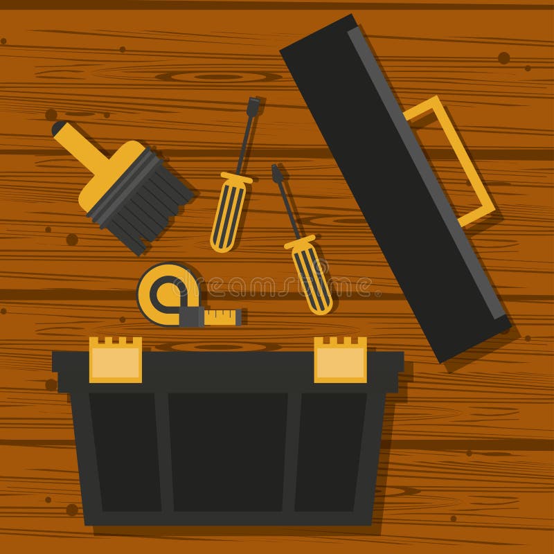 Construction Tools Cartoons Stock Vector - Illustration of industry ...