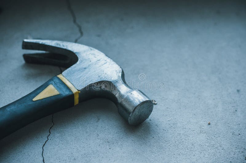 Construction Tools on a Dark Background Stock Photo - Image of board ...