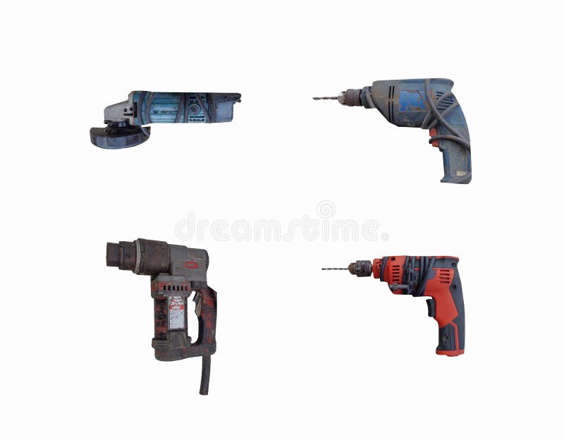 Construction Tools, Equipment, Hand Drilling Machine Stock Image ...