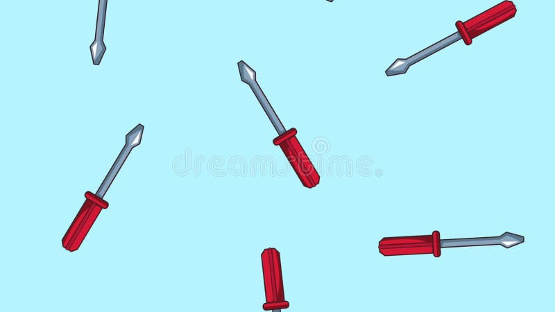 Construction Tools Falling Background HD Animation Stock Footage ...