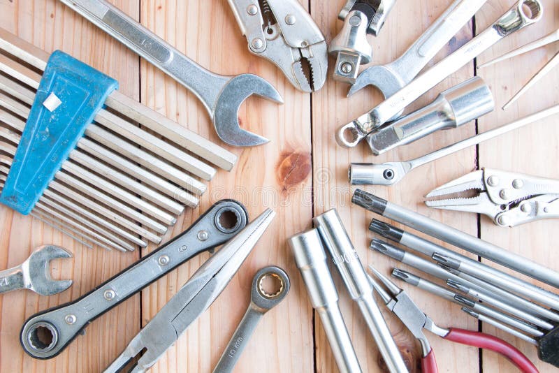 Construction tools stock image. Image of flat, handle - 76715521