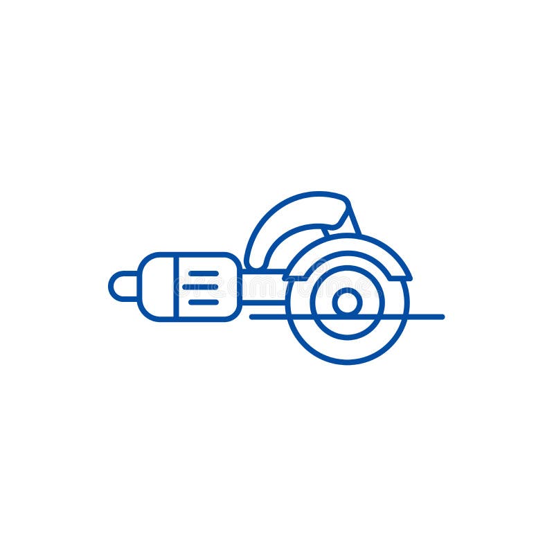 Construction Tools,jigsaw Cutter Line Icon Concept. Construction Tools ...