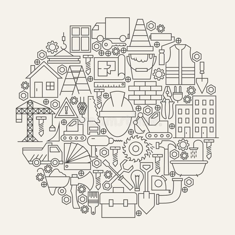 Construction Circle Stock Illustrations – 299,524 Construction Circle ...