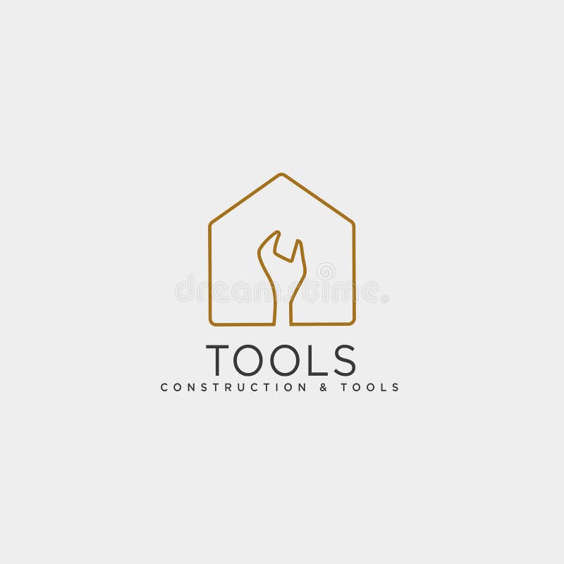 Construction Tools Logo Template Vector Illustration Icon Element Stock ...