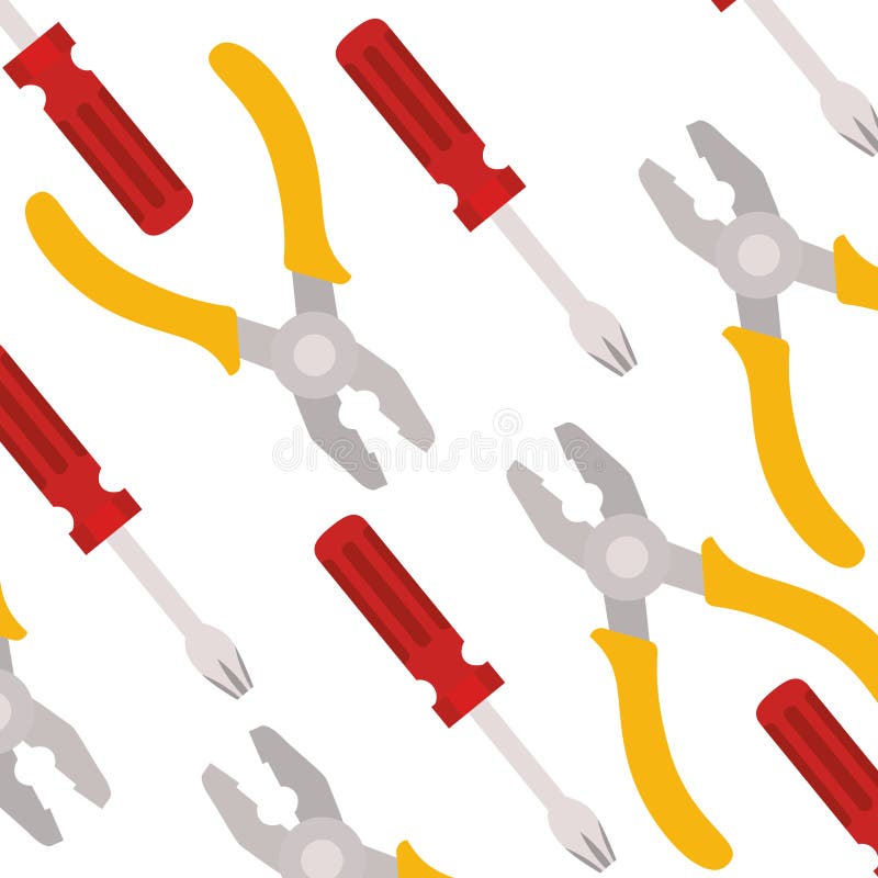 Carpenter Tools Pattern Stock Illustrations – 837 Carpenter Tools ...