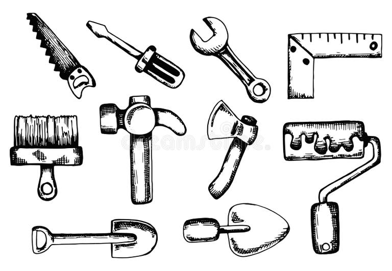 Vector Drawing Saw Stock Illustrations – 4,880 Vector Drawing Saw Stock ...