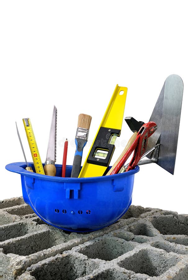 Construction tools three stock photo. Image of masonry - 14036246