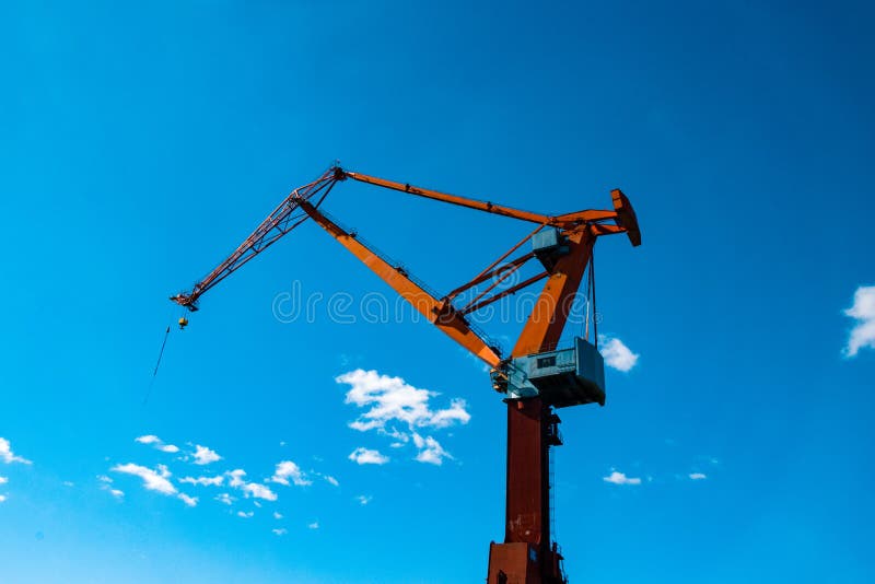 Construction Tower Civil Engineering in Sweden Stock Image - Image of ...
