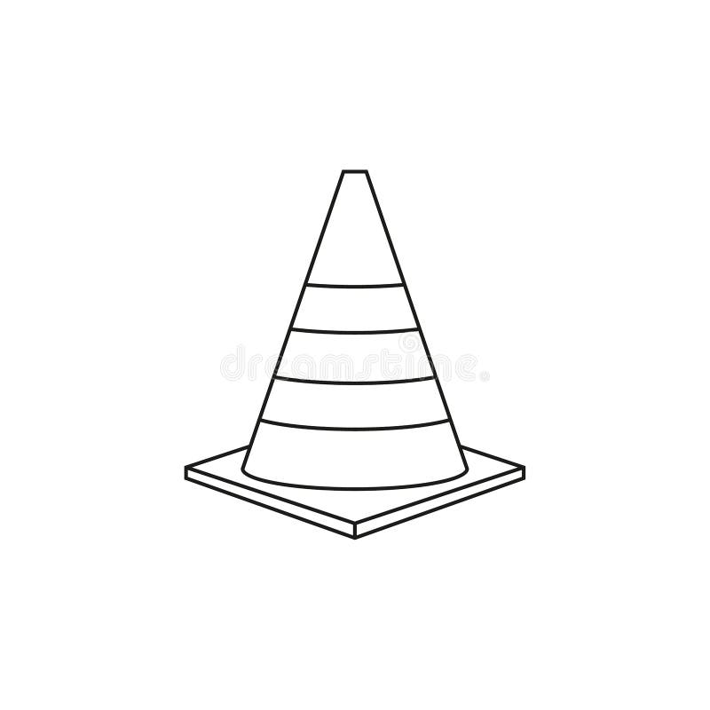 Traffic Cone Outline