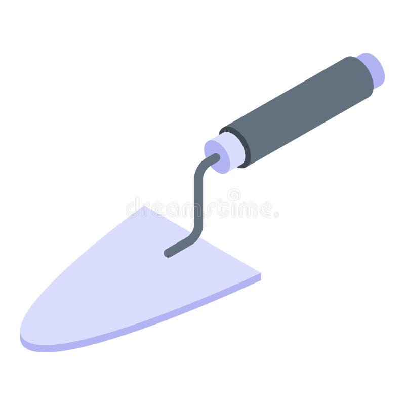 Plastering Trowel Icon, Isometric Style Stock Vector - Illustration of ... Plastering Trowel Icon, Isometric Style Stock Vector - Illustration of ...