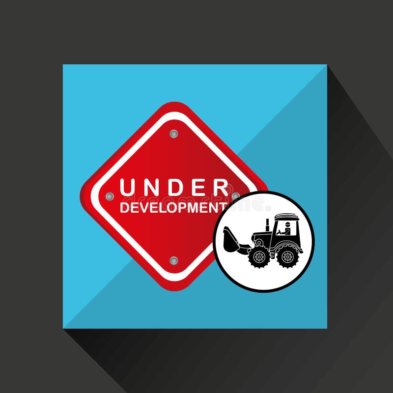 Under Development Concept stock illustration. Illustration of modern ...