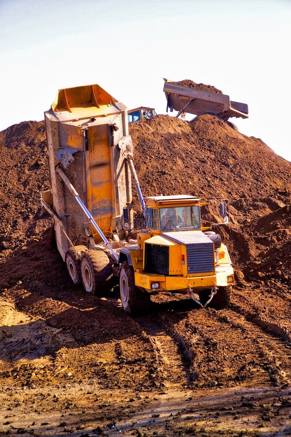 Dumping on a Construction Site Editorial Image - Image of abstract ...