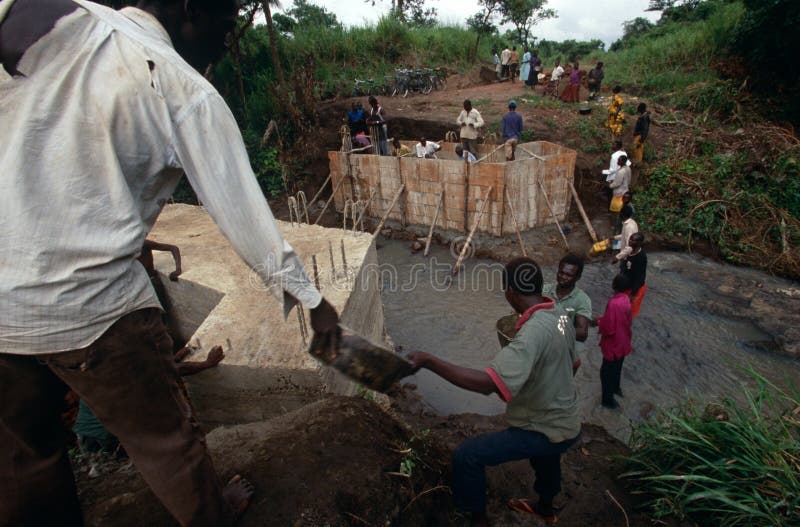 Construction in Uganda editorial photo. Image of africa - 25774316