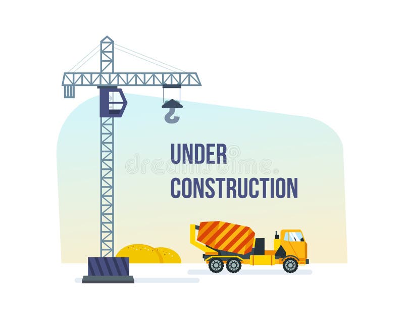 Under Development Signposts Stock Illustration - Illustration of design ...