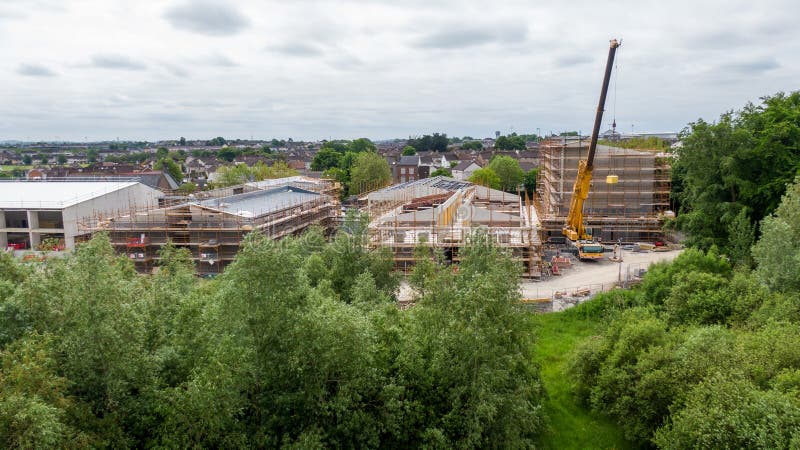 Construction Urban Limerick Editorial Stock Image - Image of urban ...