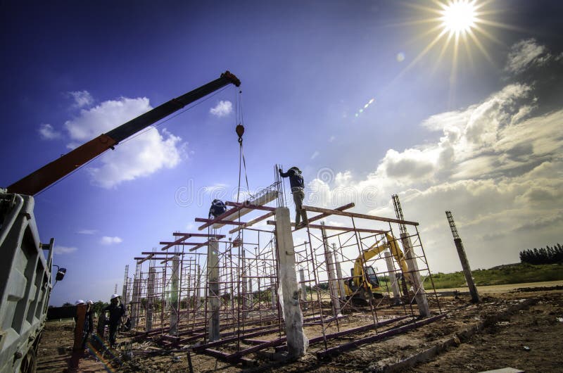 Construction stock image. Image of engineer, human, machinery - 92663177