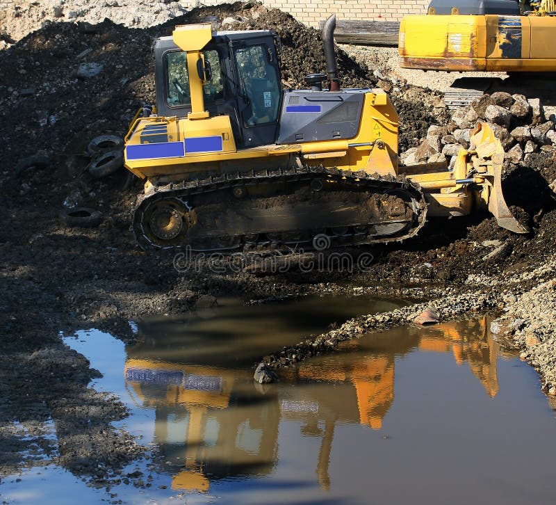 Construction vehicle stock image. Image of large, industry - 21630909