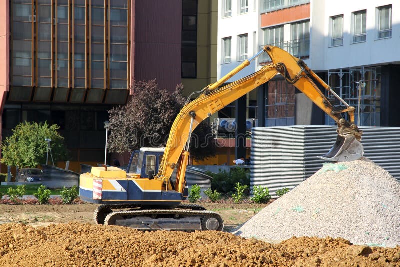 Construction vehicle stock photo. Image of machinery - 34455258