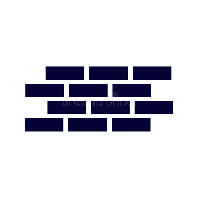 Construction wall icon stock vector. Illustration of wall - 264376408