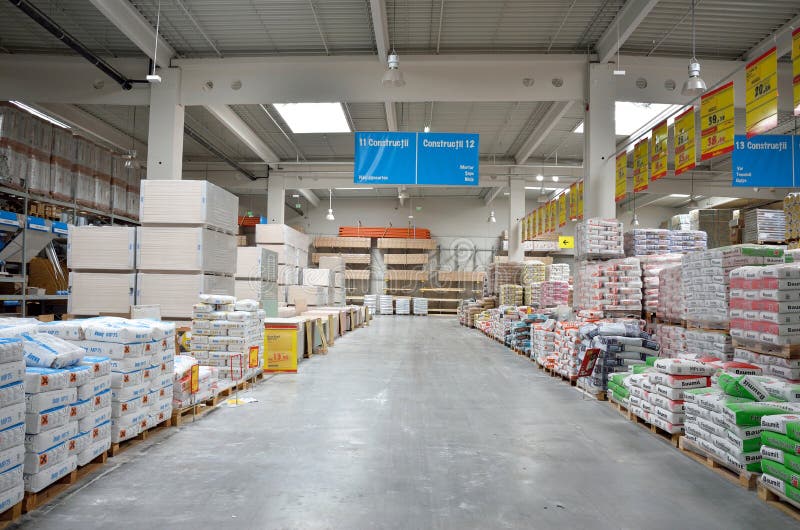 Construction Warehouse Workers Editorial Photo - Image of design, frame ...