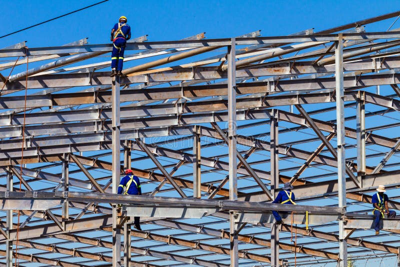 Construction Warehouse Workers Editorial Photo - Image of design, frame ...